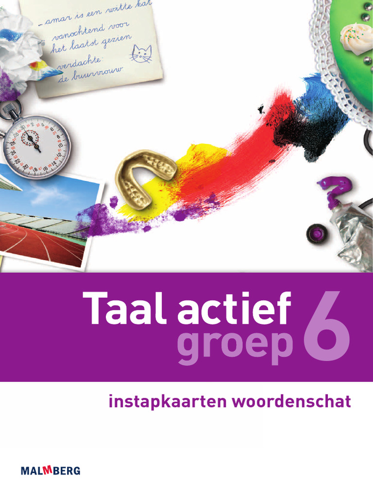 0 NL Taal Actief 4 Instapkaarten Woordenschat Groep 6 | PDF