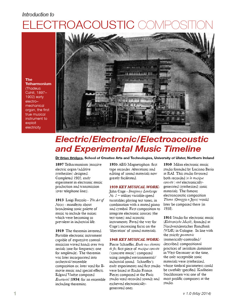 En - 5. Introduction-to-Electroacoustic-Music | PDF | Electronic Music ...