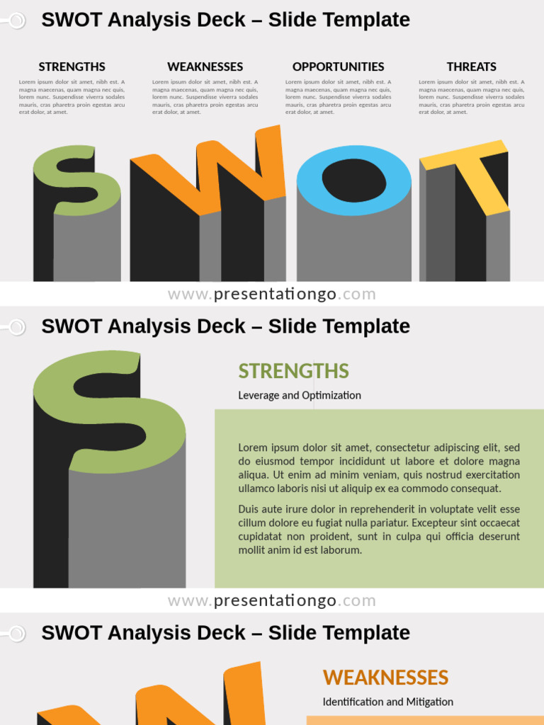 SWOT Analysis Deck | PDF