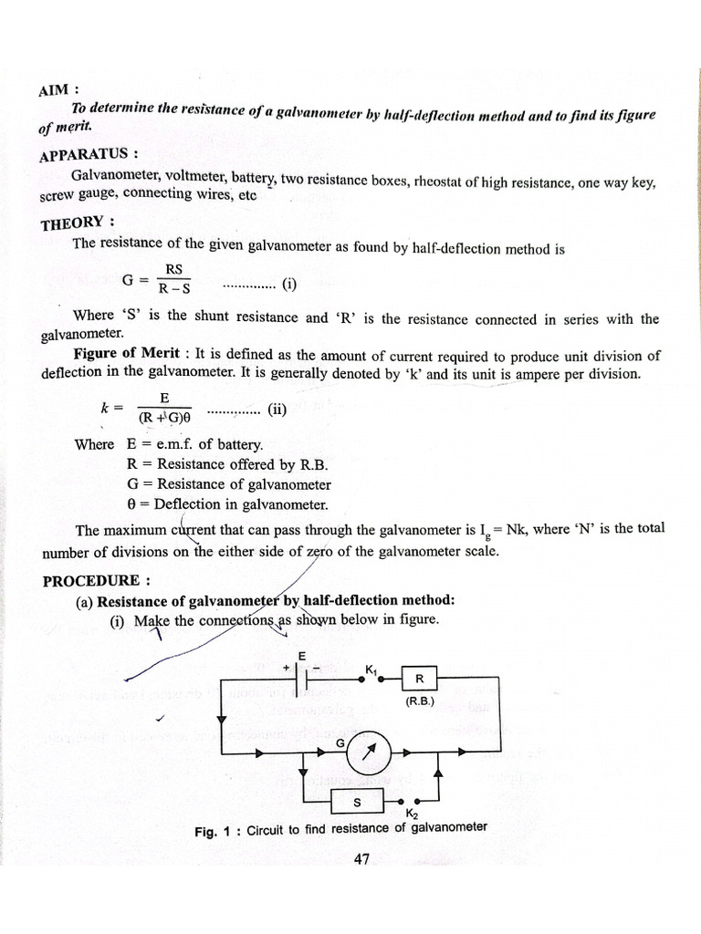 12 Phy Experiment 5 | PDF