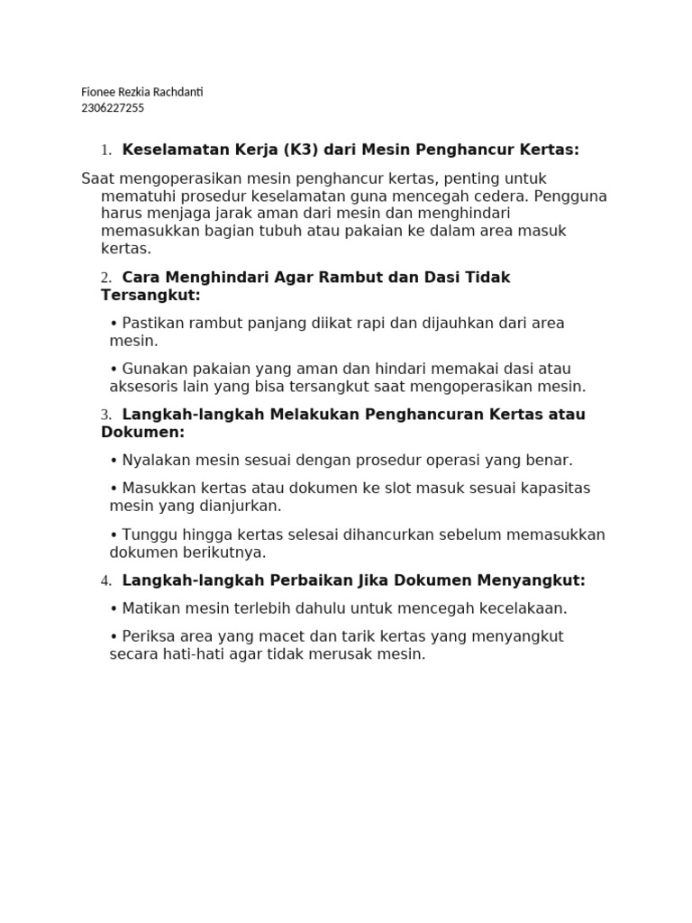 Fionee Rezkia Rachdanti - 2306227255 | PDF