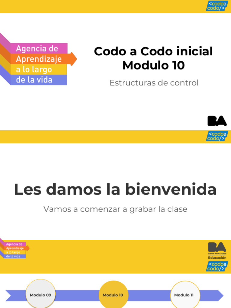 Modulo 10 - Estructuras de Control | PDF | Python (lenguaje de ...