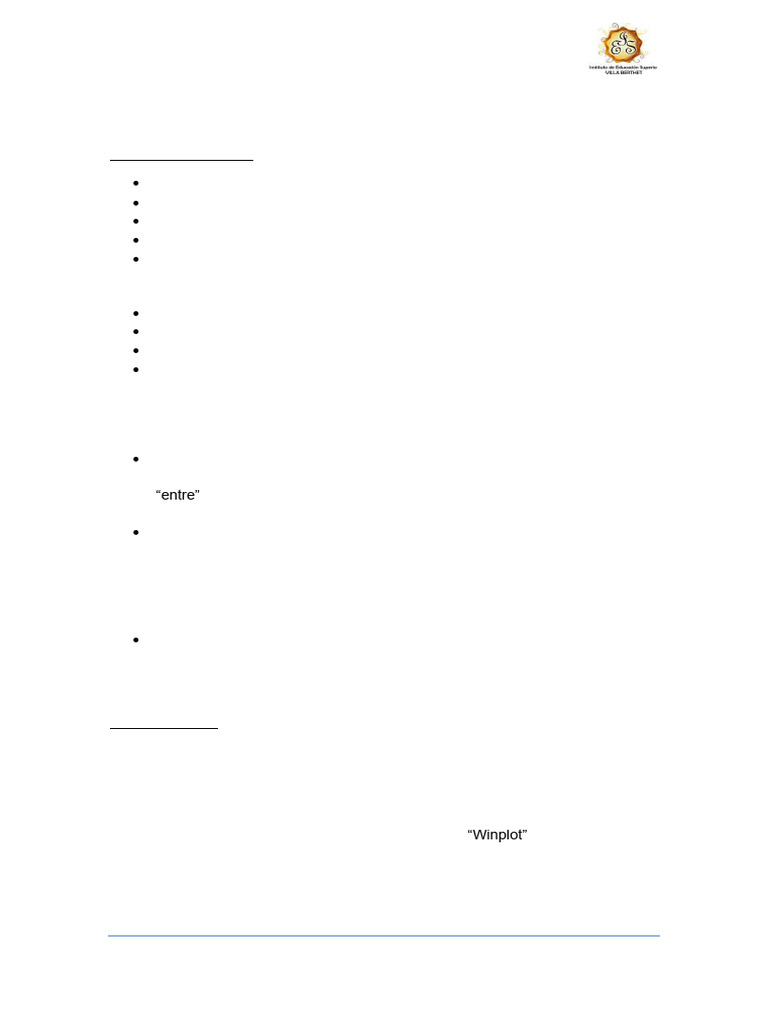 Actividades Con Winplot | PDF | Pendiente | Exponenciación