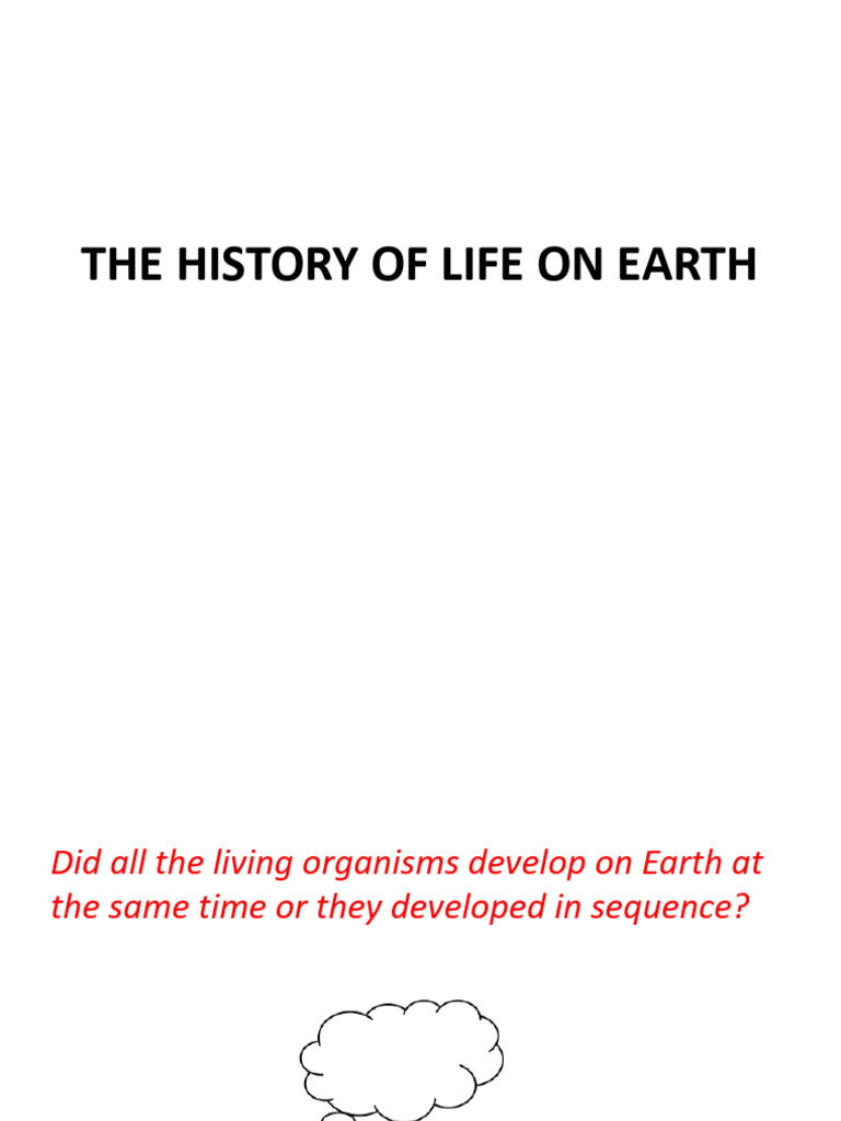 Earth’s Life Evolution for Students | PDF