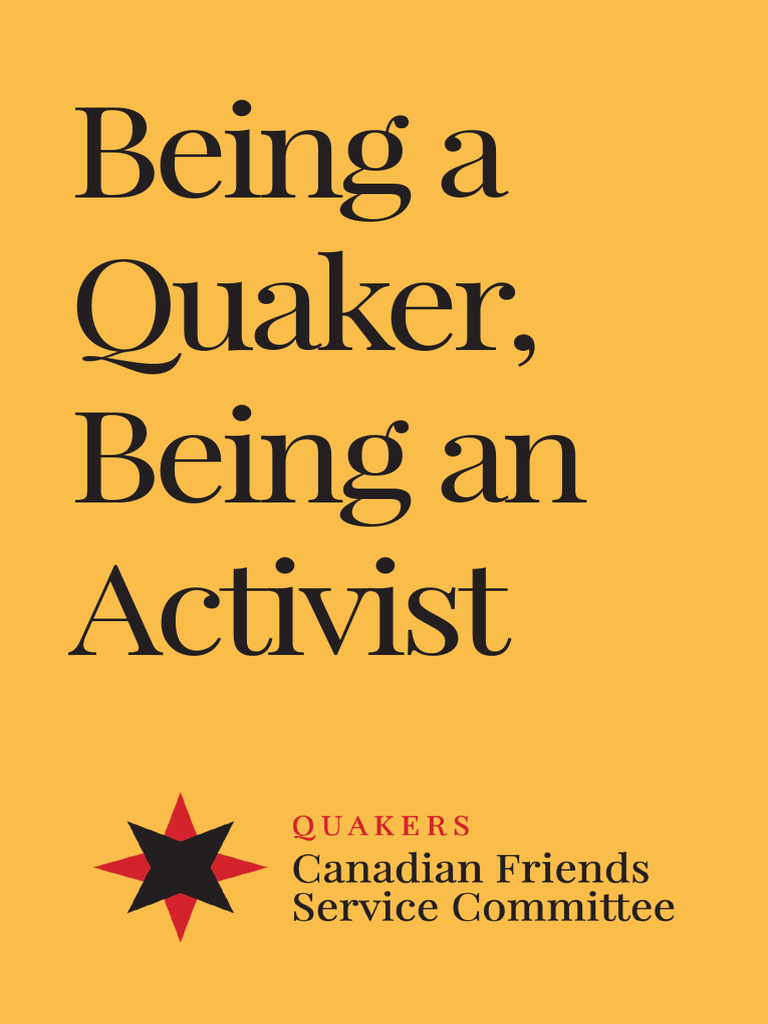 Being A Quaker Being An Activist | PDF | Slavery | Quakers