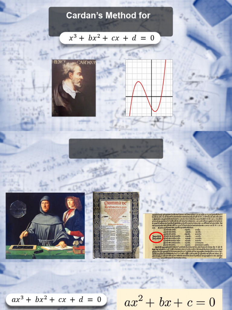 Cardano's Method - Removed | PDF | Applied Mathematics | Mathematics