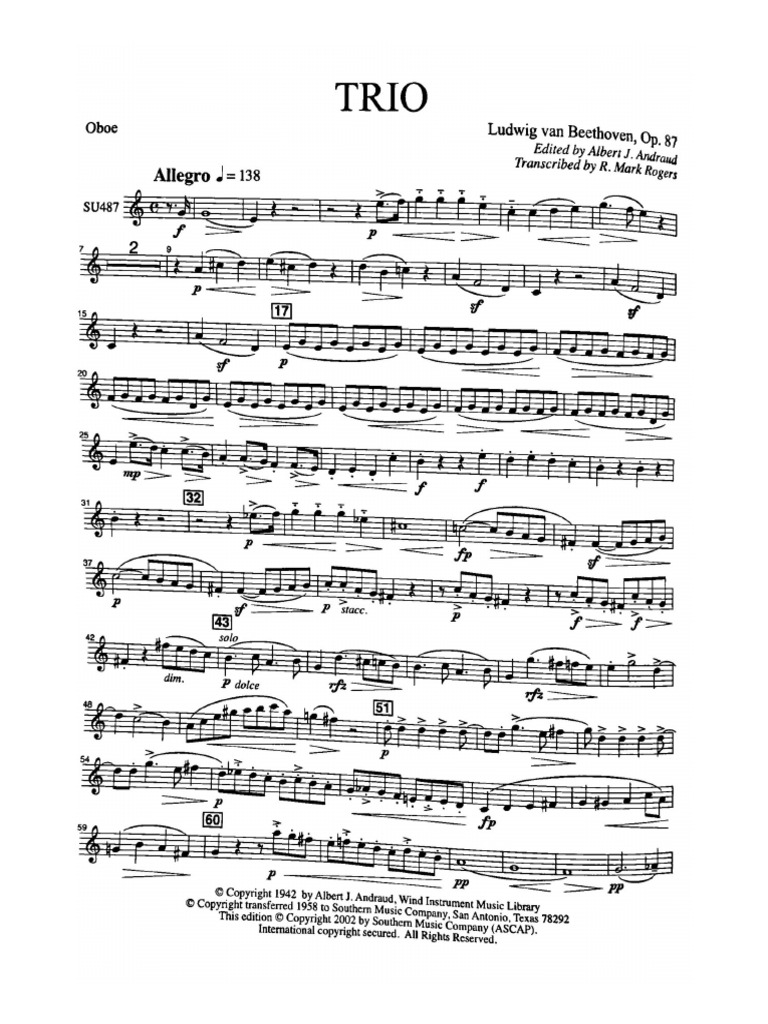 Oboe | PDF