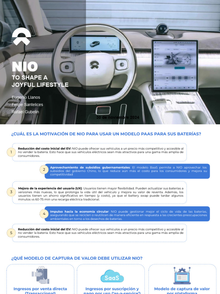 Caso Nio | PDF | Calidad (comercial) | Economias