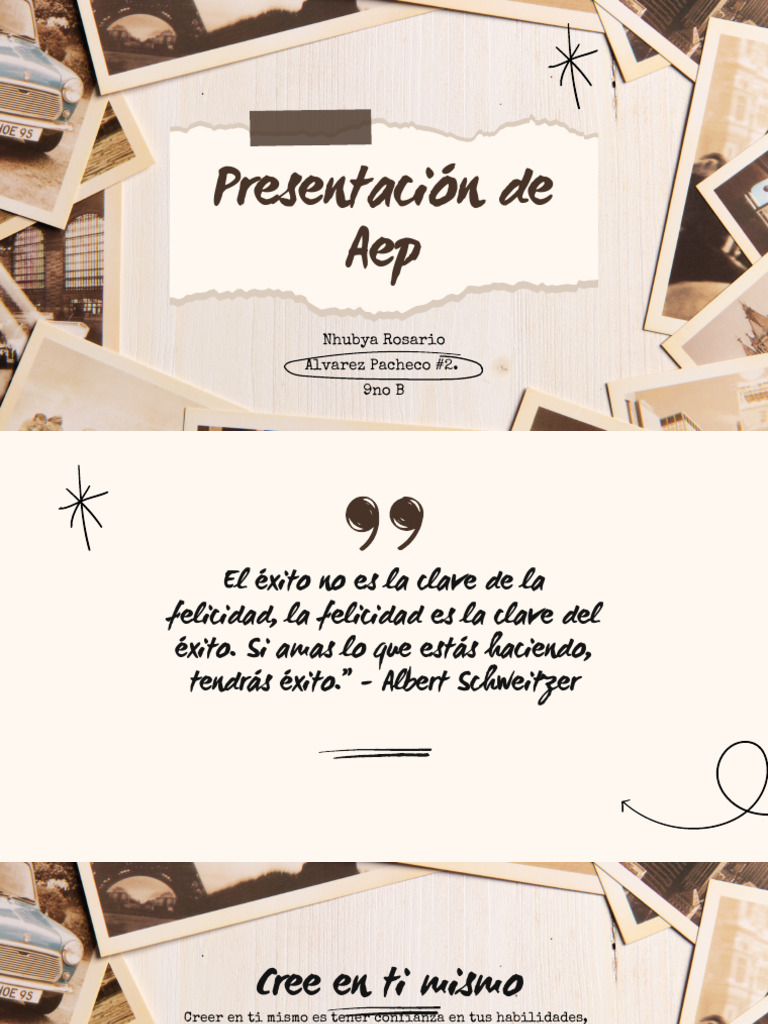 Presentación de Aep | PDF | Felicidad | Pensamiento
