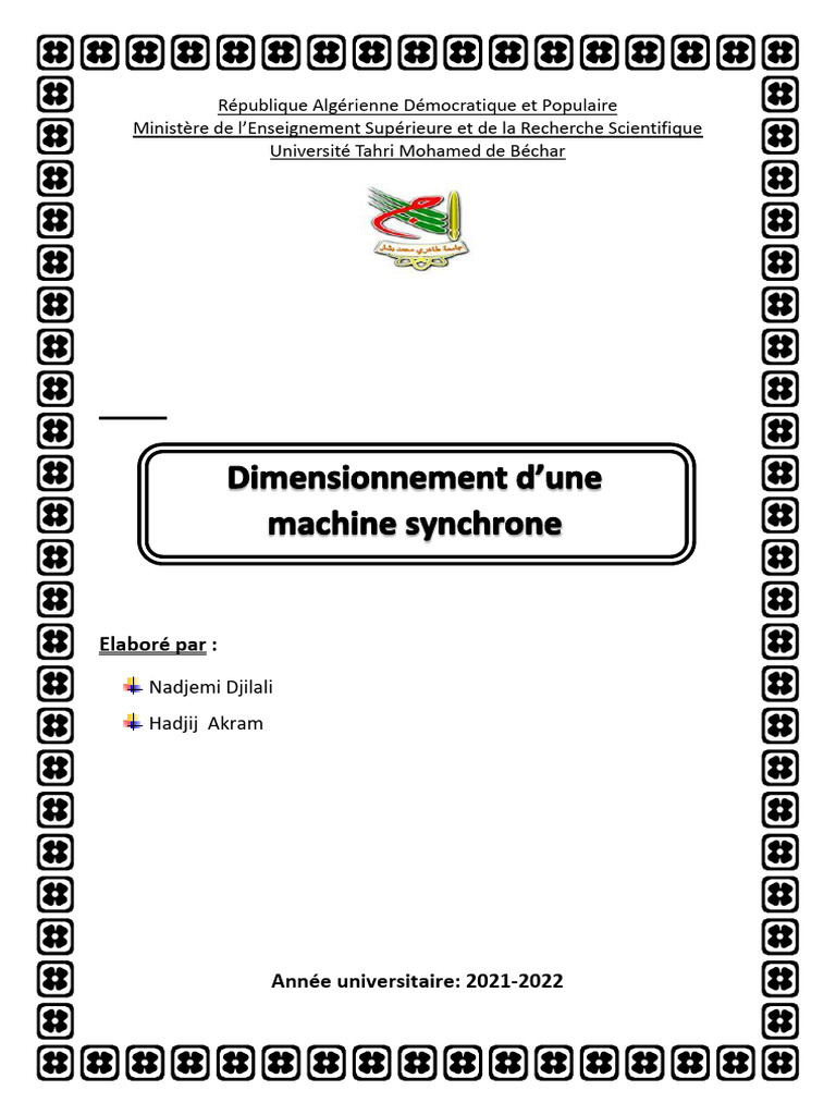 Comprendre la machine synchrone | PDF | Générateur électrique ...