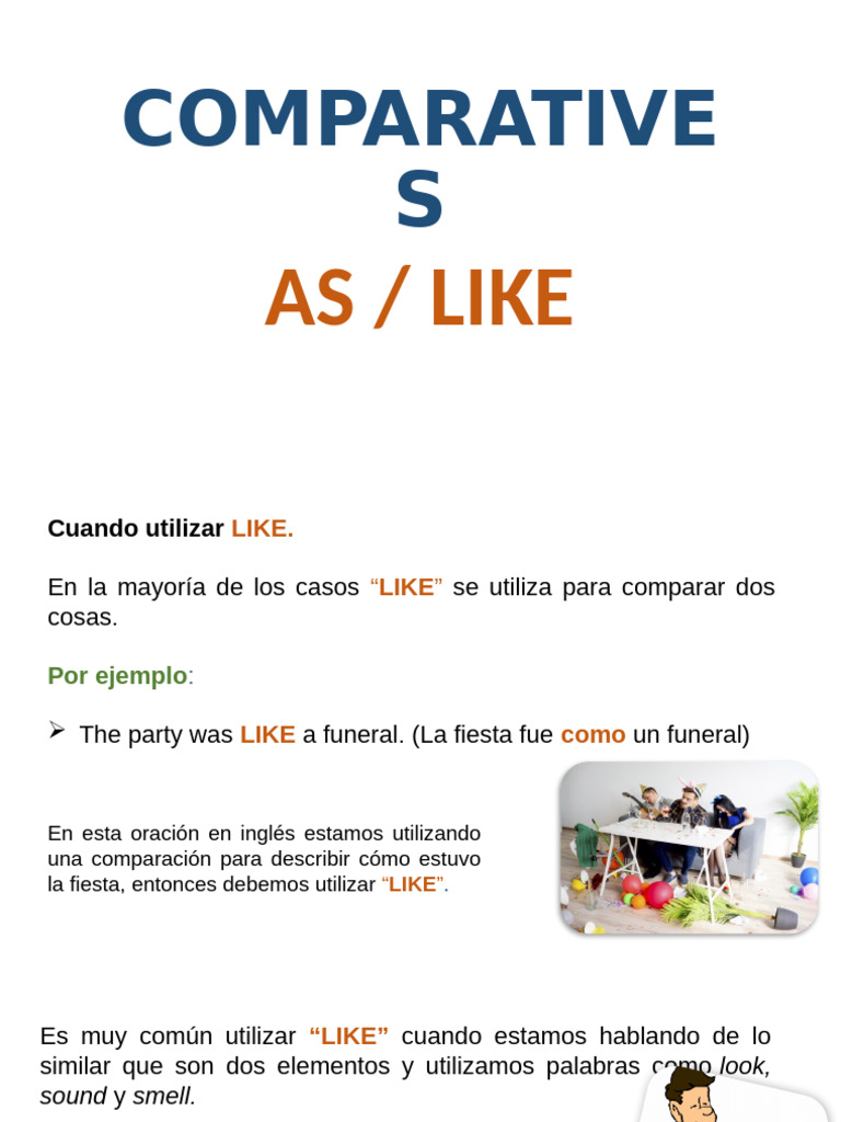 LESSON 1 - Comparatives As - LIKE - Wonders V | PDF | Lingüística ...