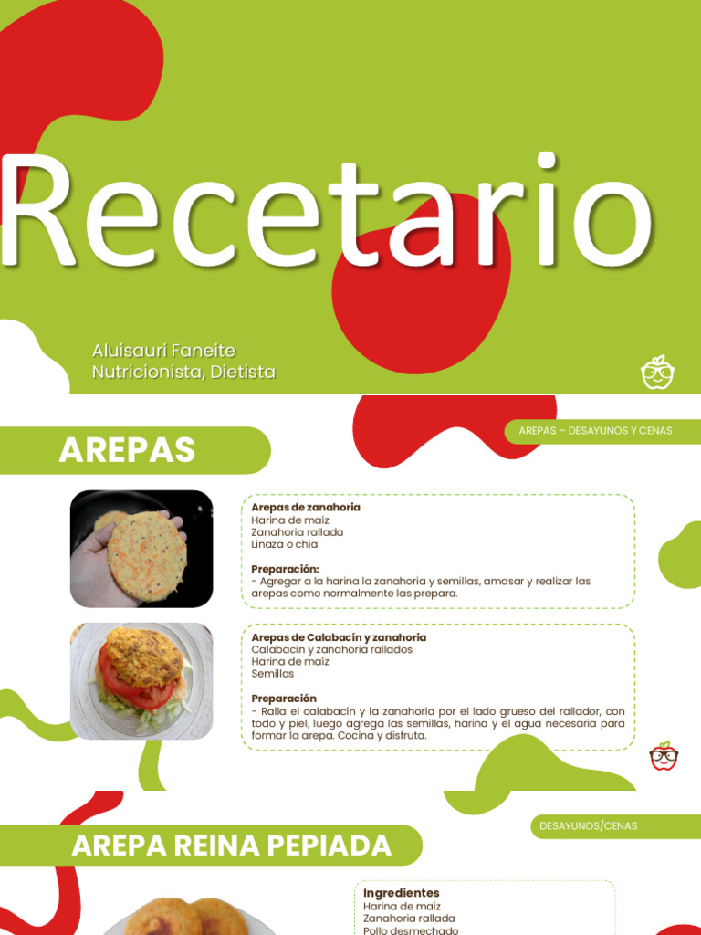 RECETARIO RXC 30 Nov | PDF | Postres | Alimentos