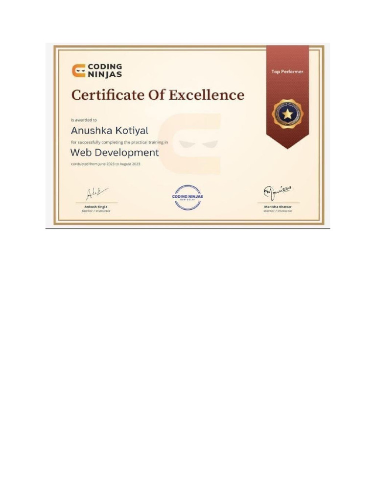 Certificate Ak | PDF