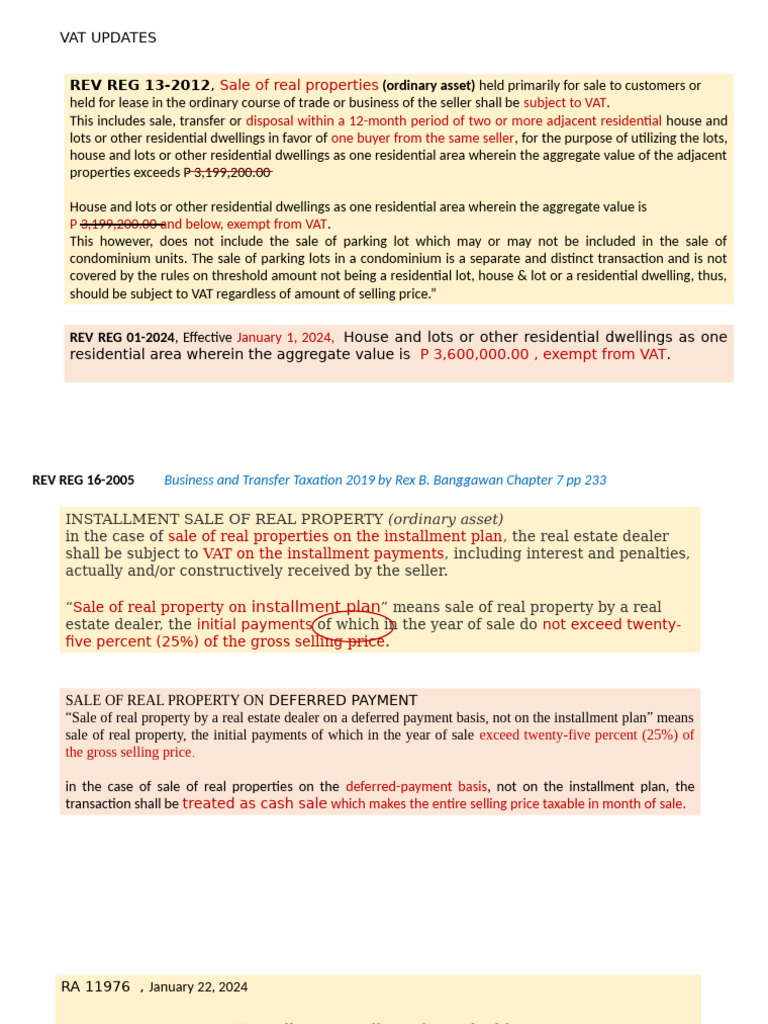 Module 6a Vat Updates | PDF | Value Added Tax | Invoice