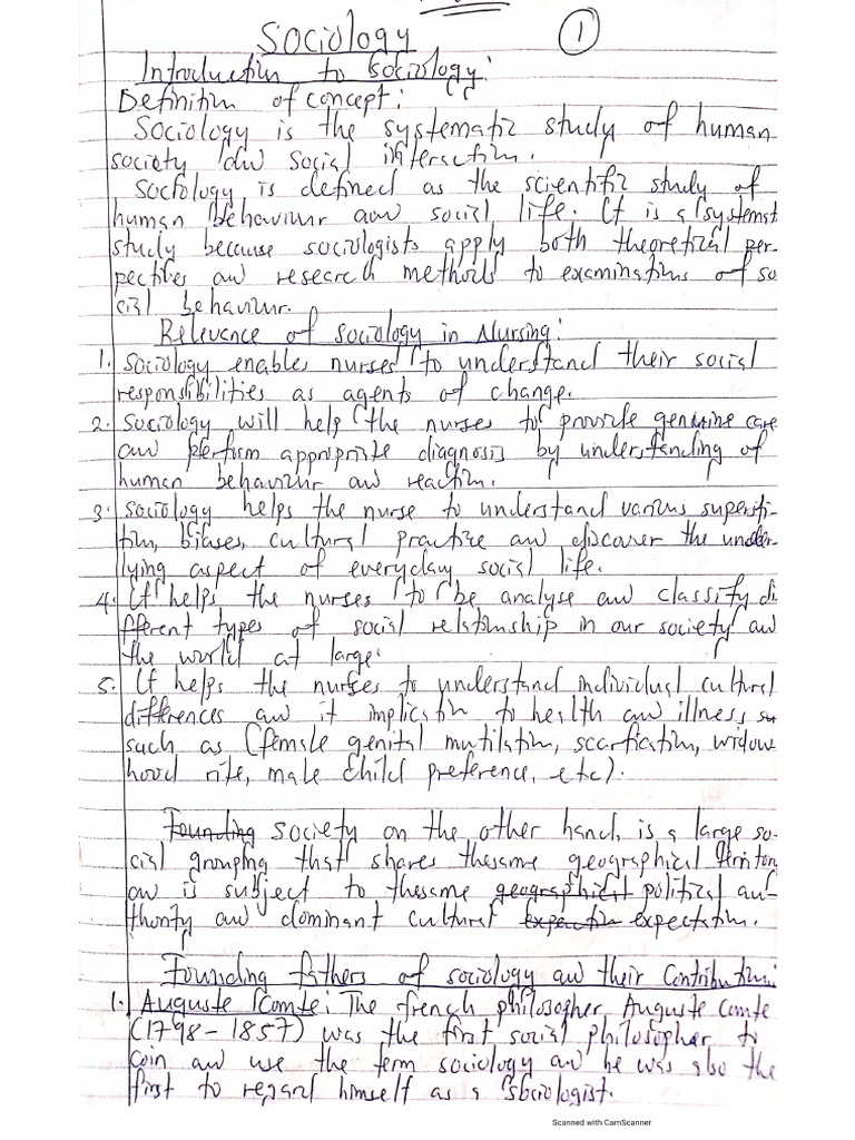 Sociology Summary | PDF
