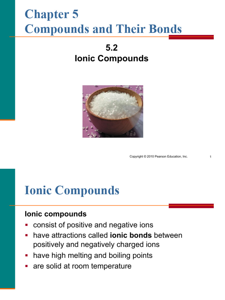 Compounds | PDF | Ion | Ionic Bonding