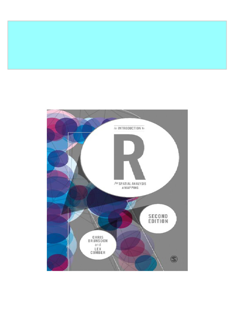 An Introduction To R For Spatial Analysis Mapping Second Edition Chris ... An Introduction To R For Spatial Analysis Mapping Second Edition Chris ...