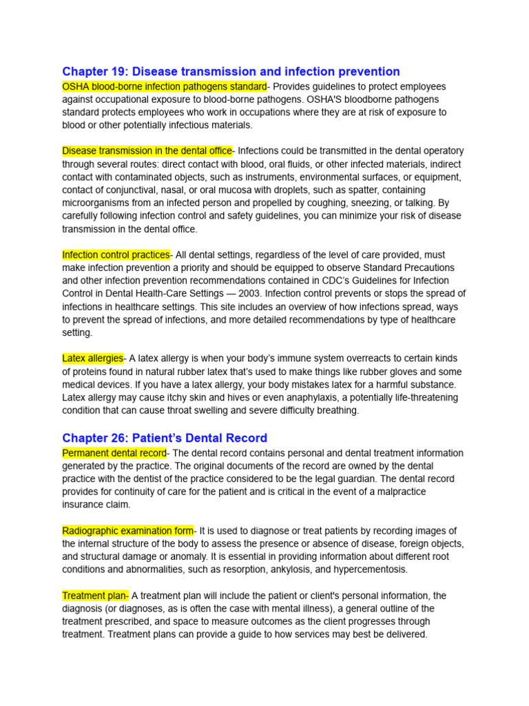 WRITING ASSIGNMENT Vocabulary Definitions | PDF | Infection | Allergy