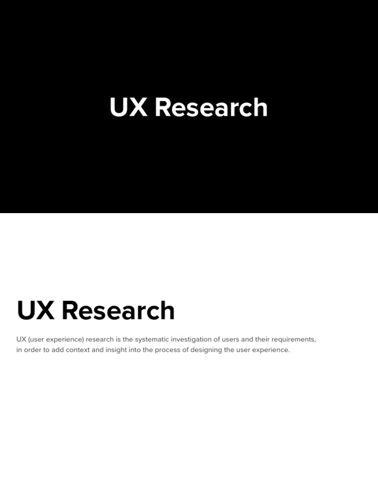 UX Research - Interviews | PDF | Quantitative Research | User Experience