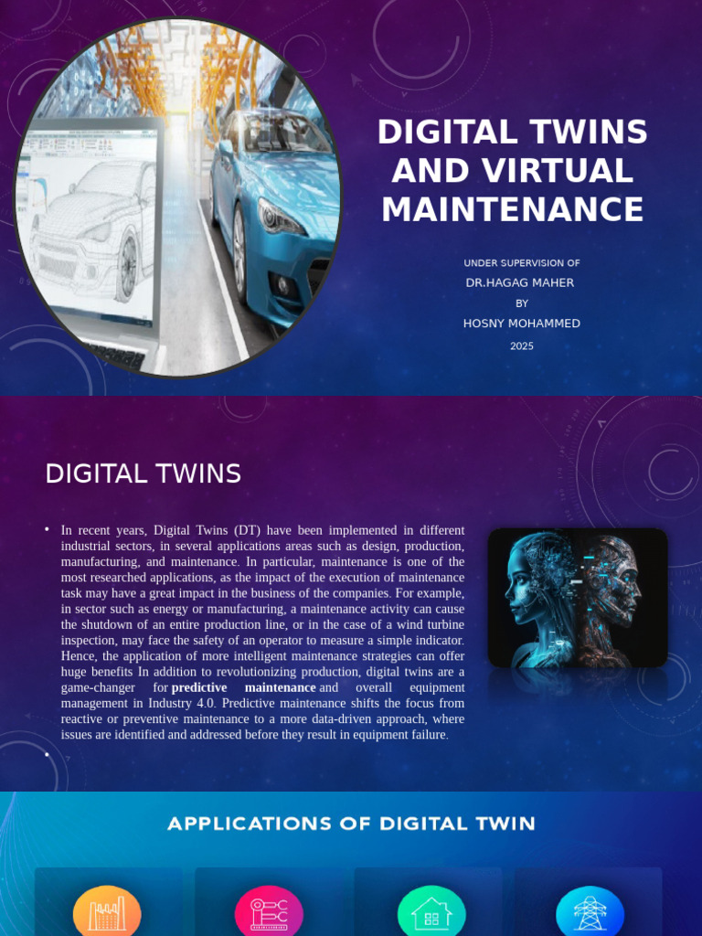 Digital Twins and Virtual Maintenance | PDF | Internet Of Things ...