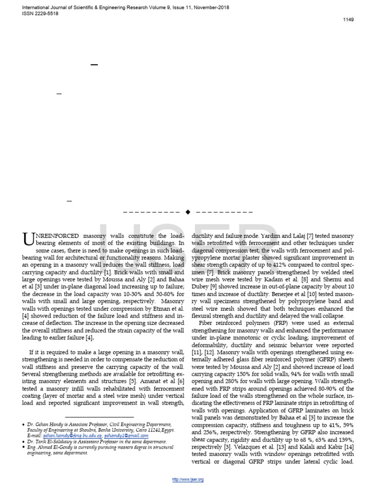 Gehan Abd-el-Rahman Ahmed Hamdy - 39-2018-IJSER-Strengthening-loaded ...