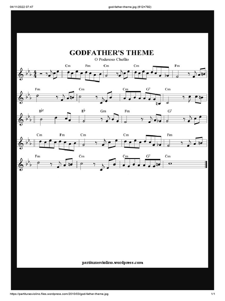 God Father Theme | PDF