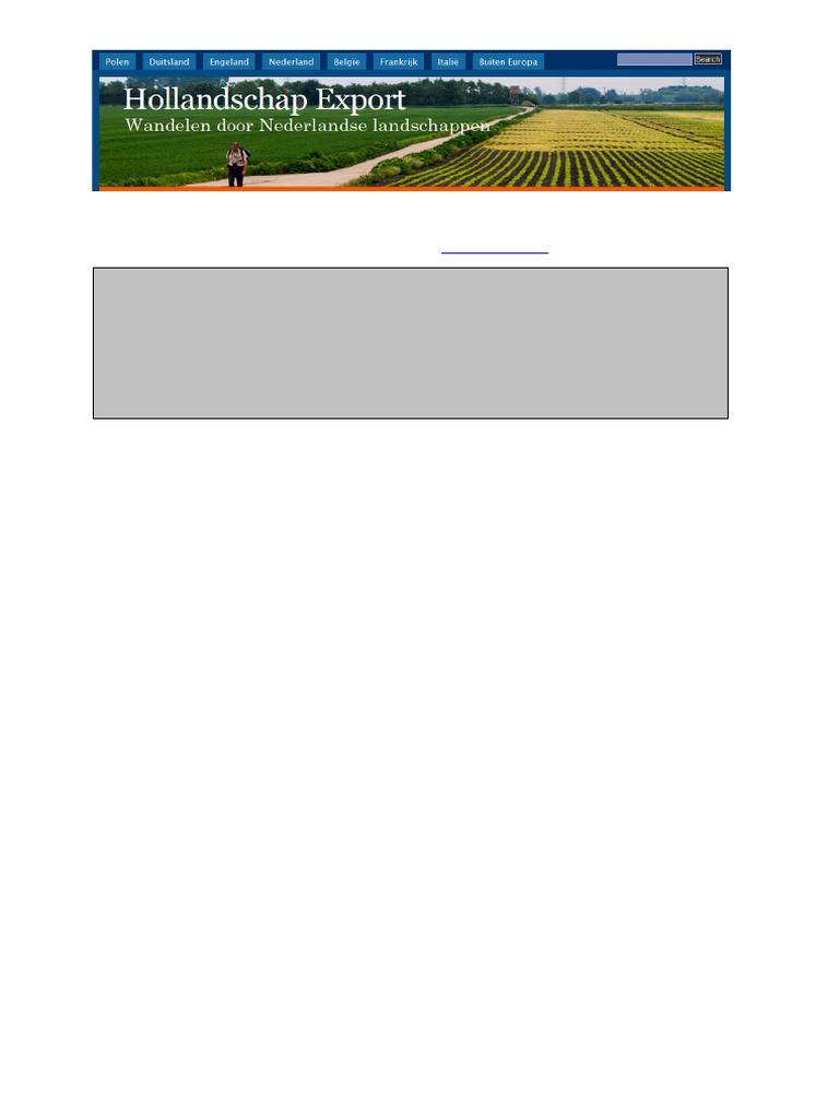 Routebeschrijving Wandeling Polder of Bos - 0 - 0 | PDF