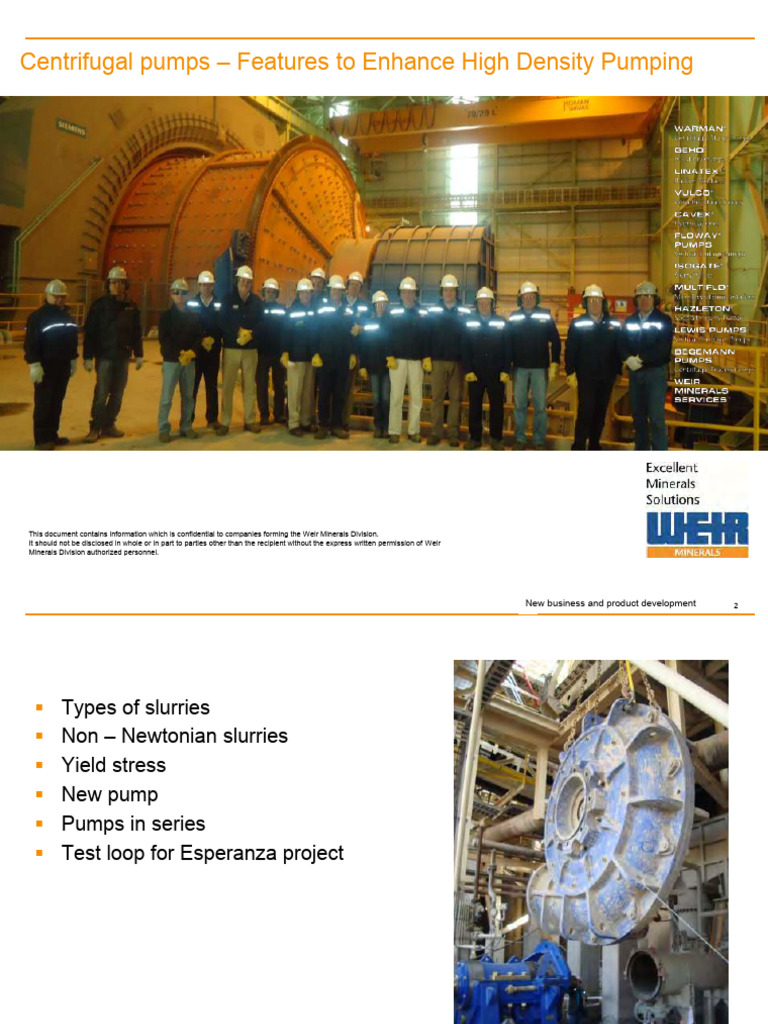 Centrifugal Pumps Ricardo Abarco Weir Minerals | PDF | Pump | Fluid Dynamics