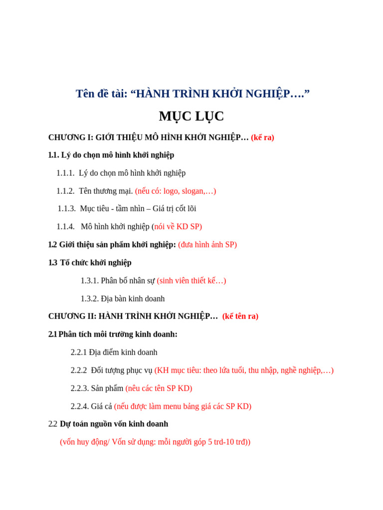 HD Làm Tiêu Luan. TTKN | PDF