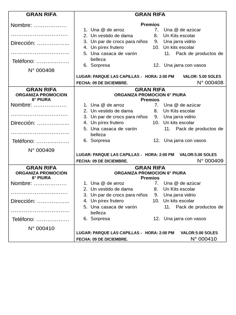 Rifa Jesús Promo | PDF | Ajedrez | Teoría del ajedrez