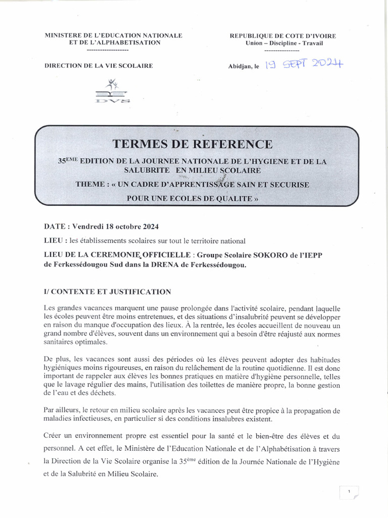 TDR Journeee Salubrite 2024 20250001 | PDF