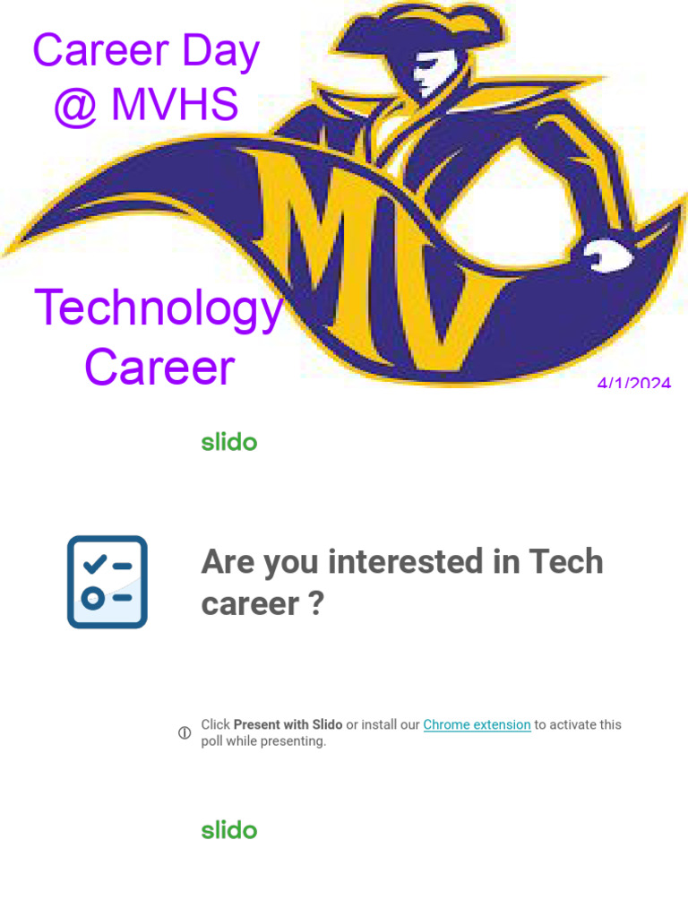 Tech Career Insights at MVHS 2024 | PDF