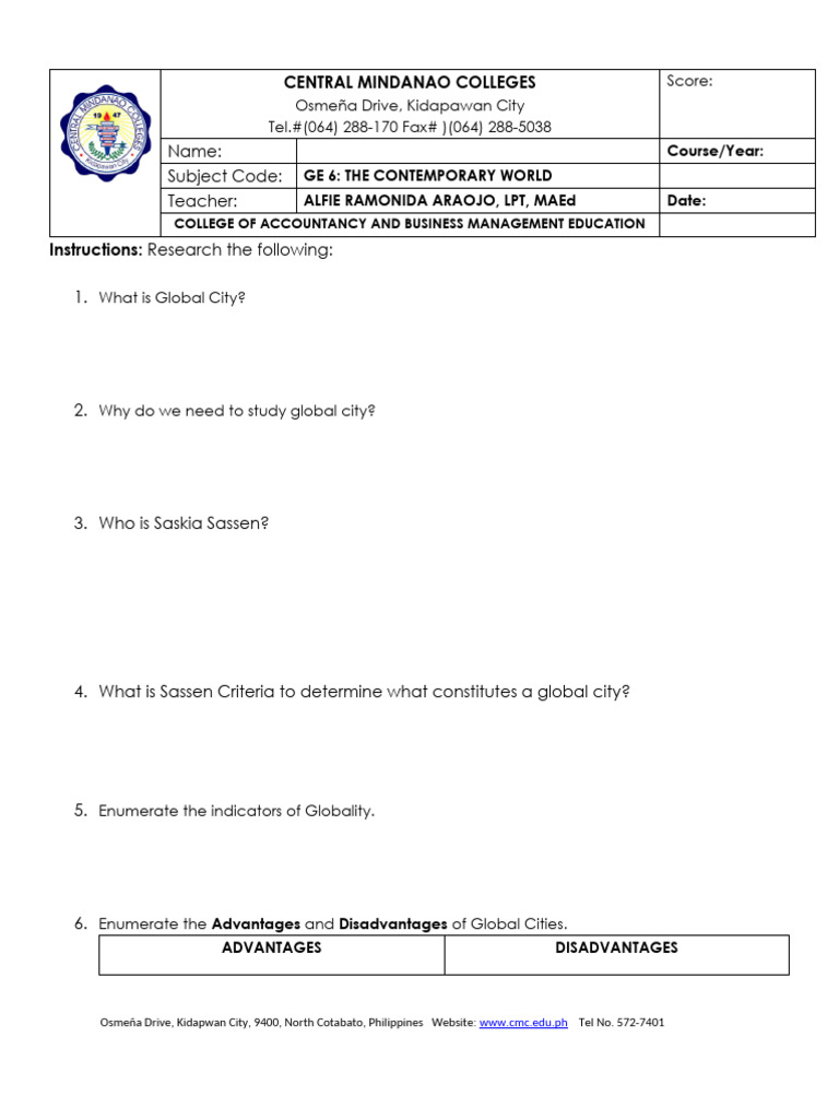 Jay Mart Pedroso Antonio - Ge 6 Pre-Final #1 20 Pts | PDF Jay Mart Pedroso Antonio - Ge 6 Pre-Final #1 20 Pts | PDF