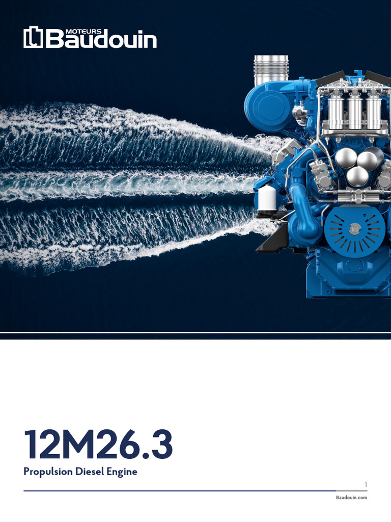 12M26.3 Spec-Sheet Revd | PDF | Diesel Engine | Engines