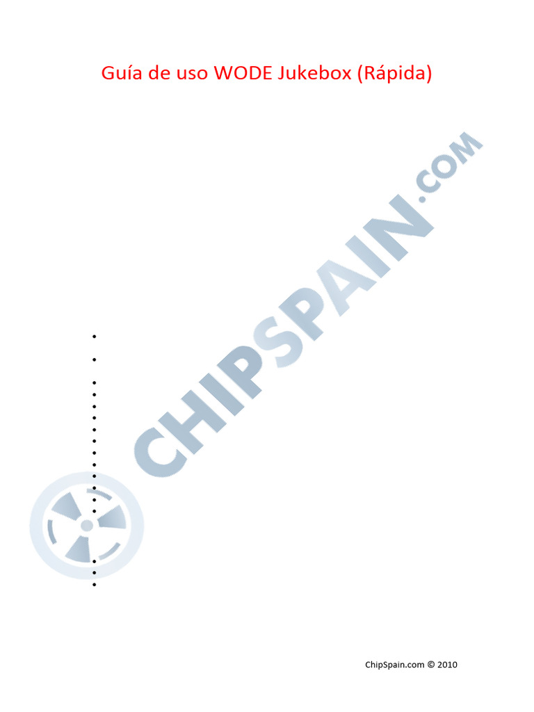 Guia de Uso Rapida Wode Jukebox | PDF | Wii | Arranque