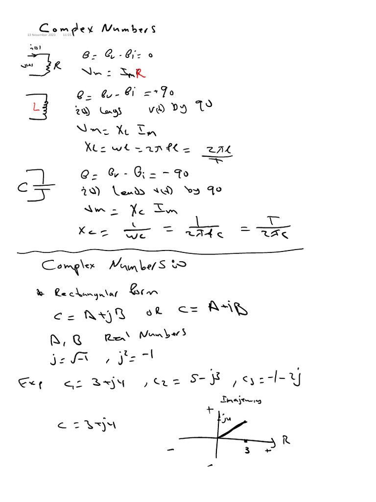 Complex Numbers | PDF