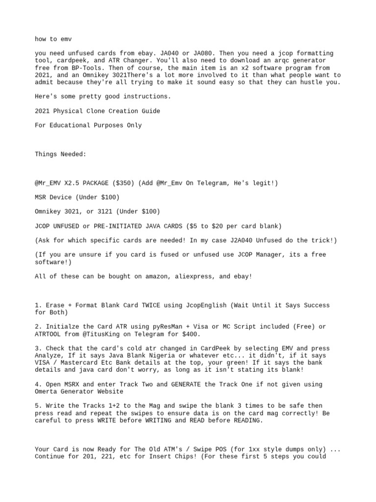 How To Emv | PDF | Emv | Computing