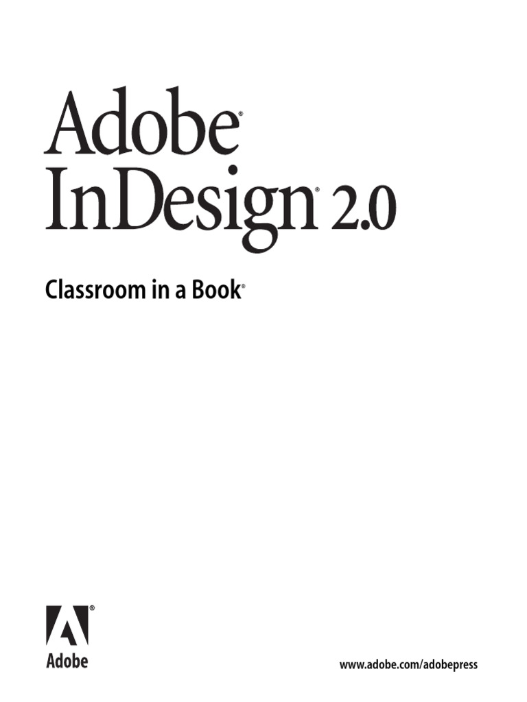 Adobe InDesign 2.0 | PDF | Installation (Computer Programs) | Computer File