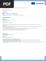 Cruise Ship Waiter Resume Sample | PDF | Waiting Staff | Competence ...