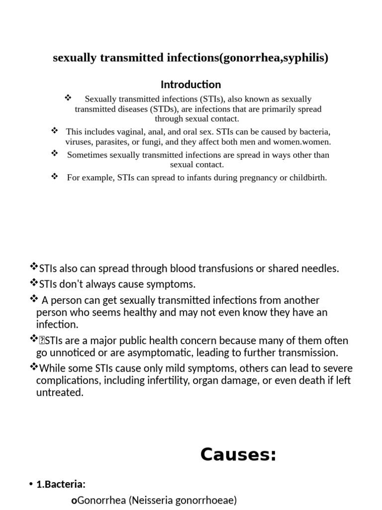 Sexually Transmitted Infections | PDF | Sexually Transmitted Infection ...