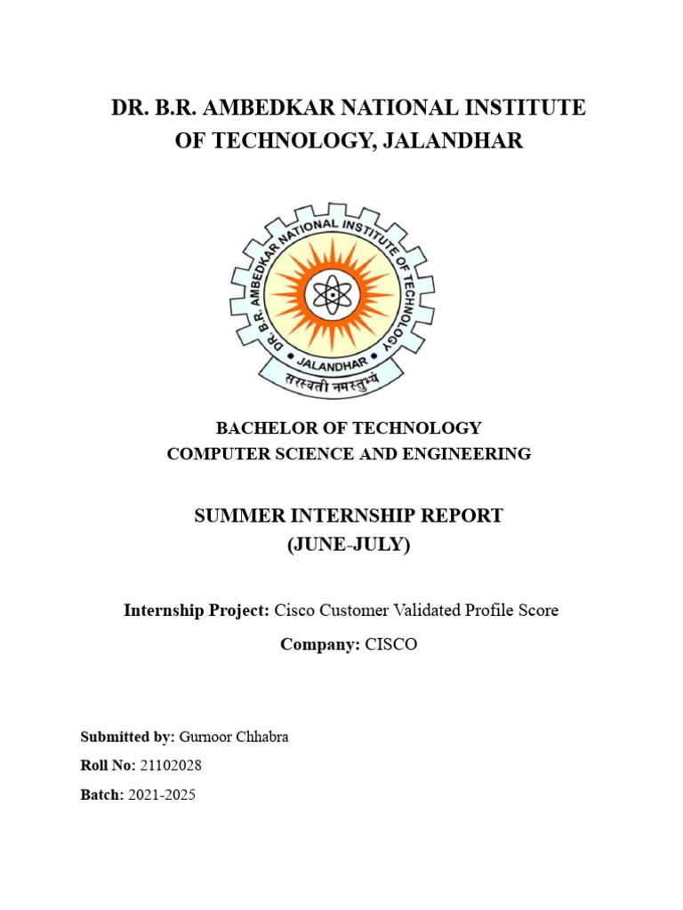 Cisco Internship Report: Data Pipeline | PDF | Computer Network | Security