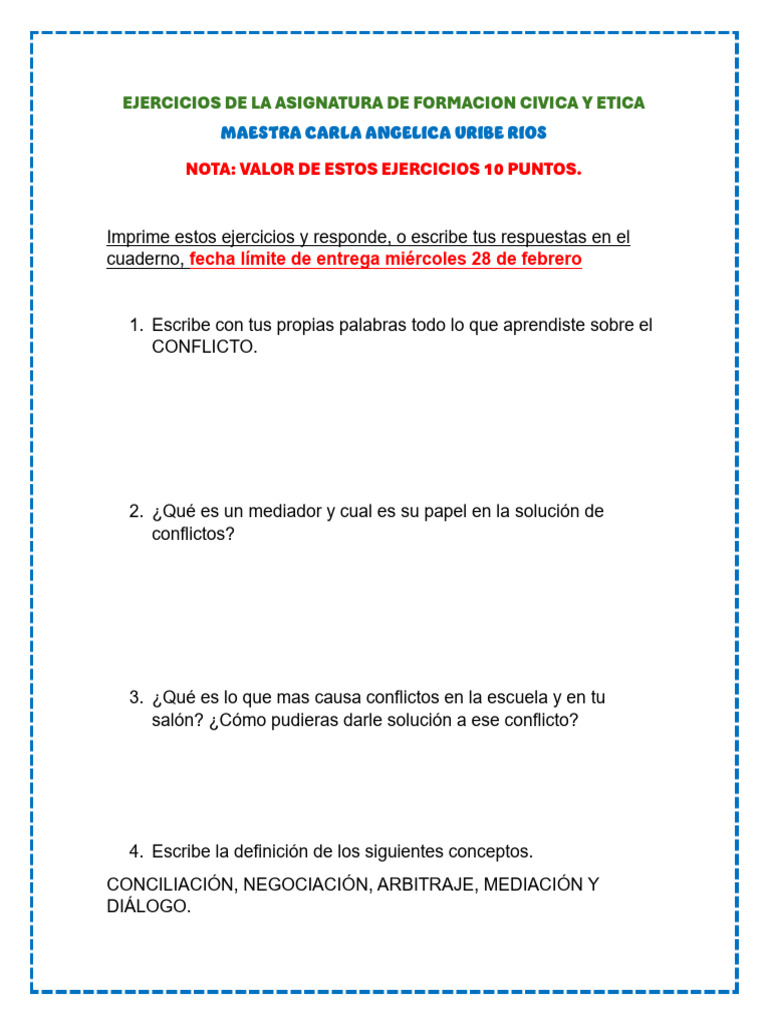 Ejercicios Extra 2 Trim Fce3 | PDF