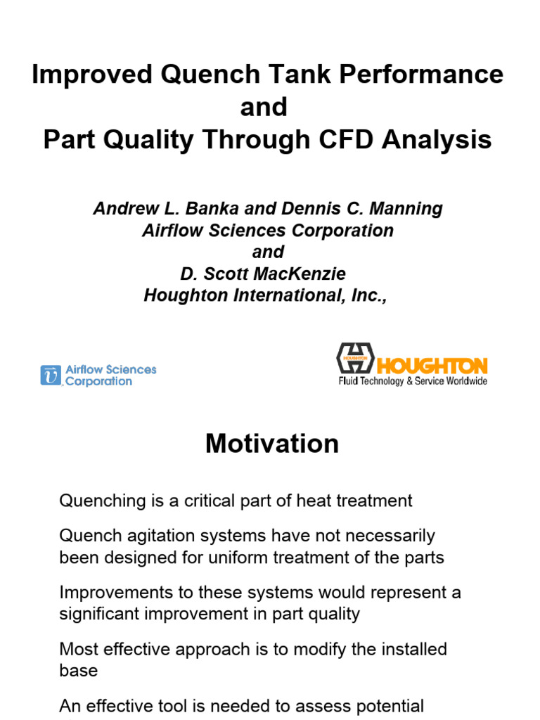 Quench Tanks - Analiz | PDF | Heat Transfer | Continuum Mechanics