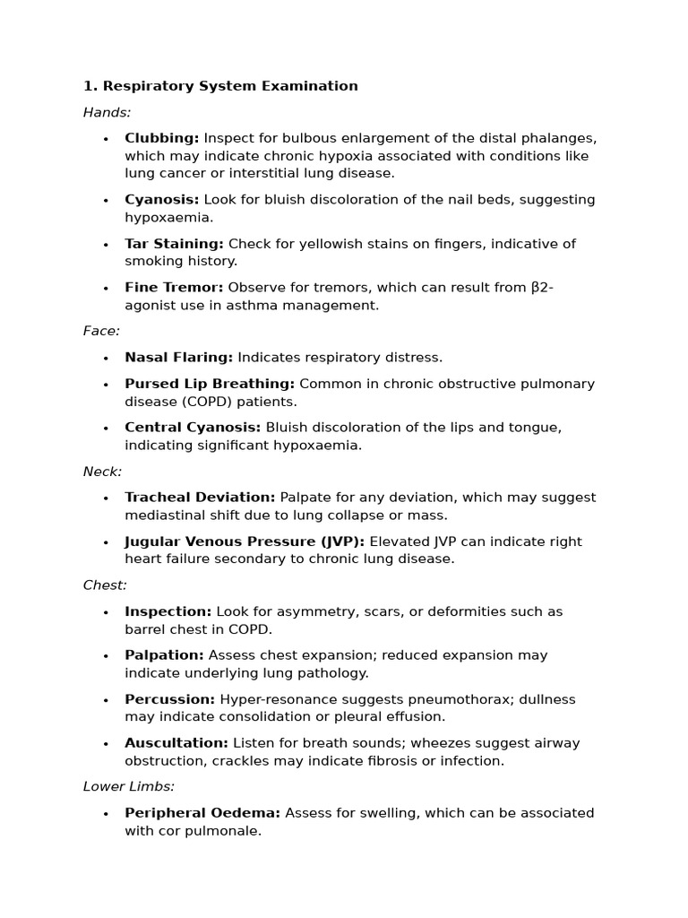 OSCE Notes For Myself | PDF | Medical Specialties | Clinical Medicine