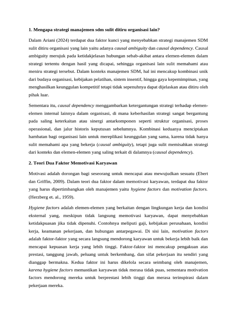 Tugas 3 - EKMA4215 - Manajemen Operasi - Candra Hapsari Susilo | PDF