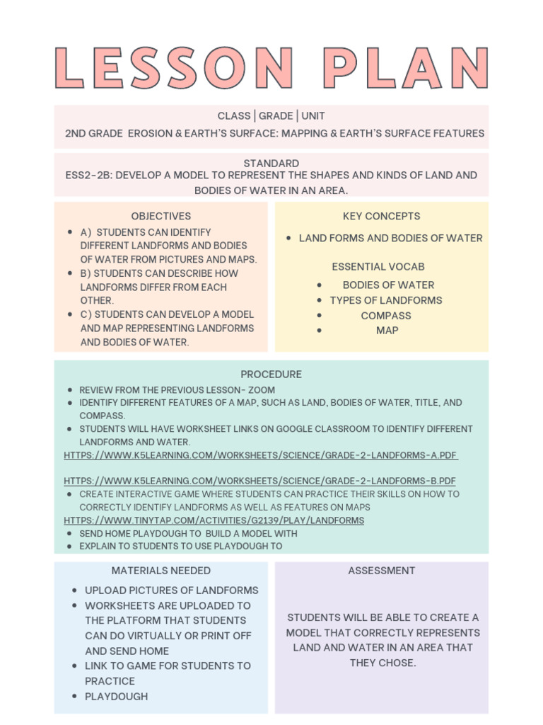 2nd Grade Science Virtual Lesson Plan | PDF