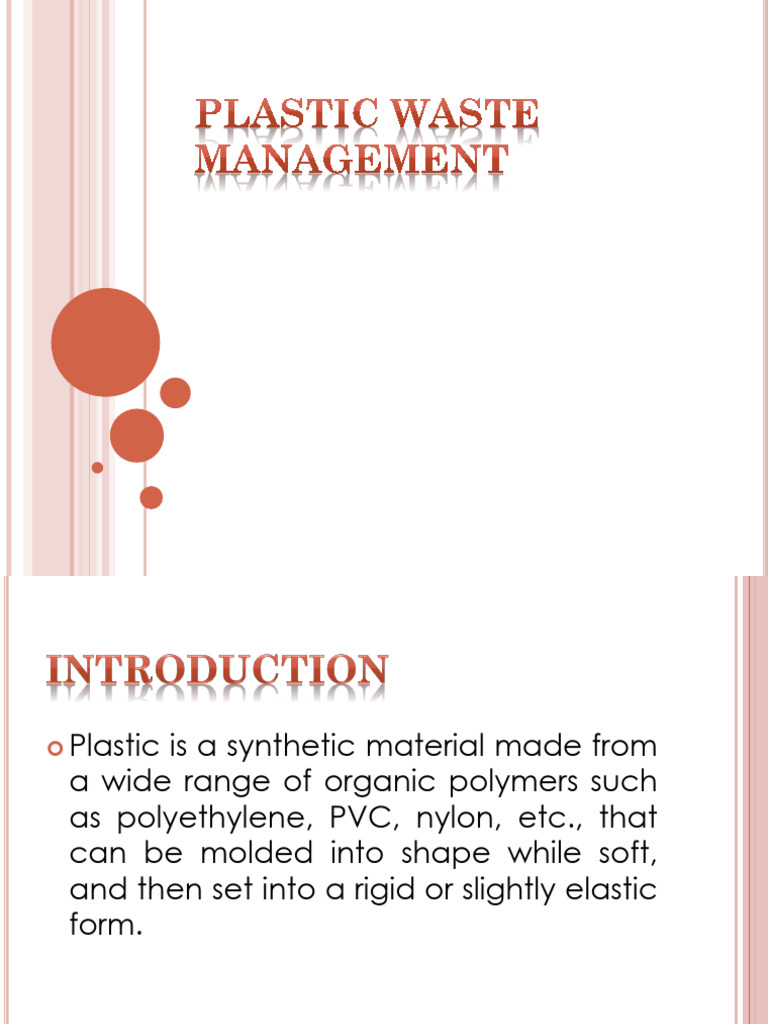 Plastic Waste Management | PDF | Plastic | Waste