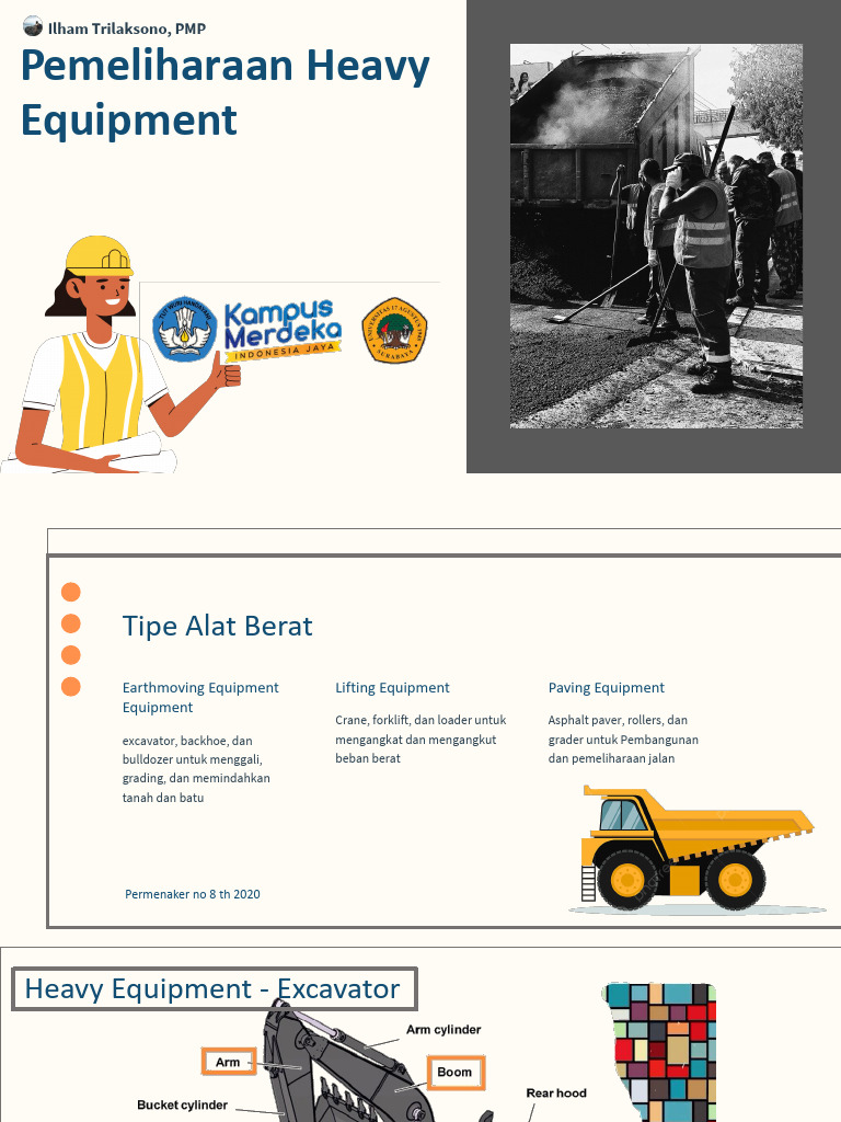 Pemeliharaan Alat Berat Atau Heavy Equipment | PDF