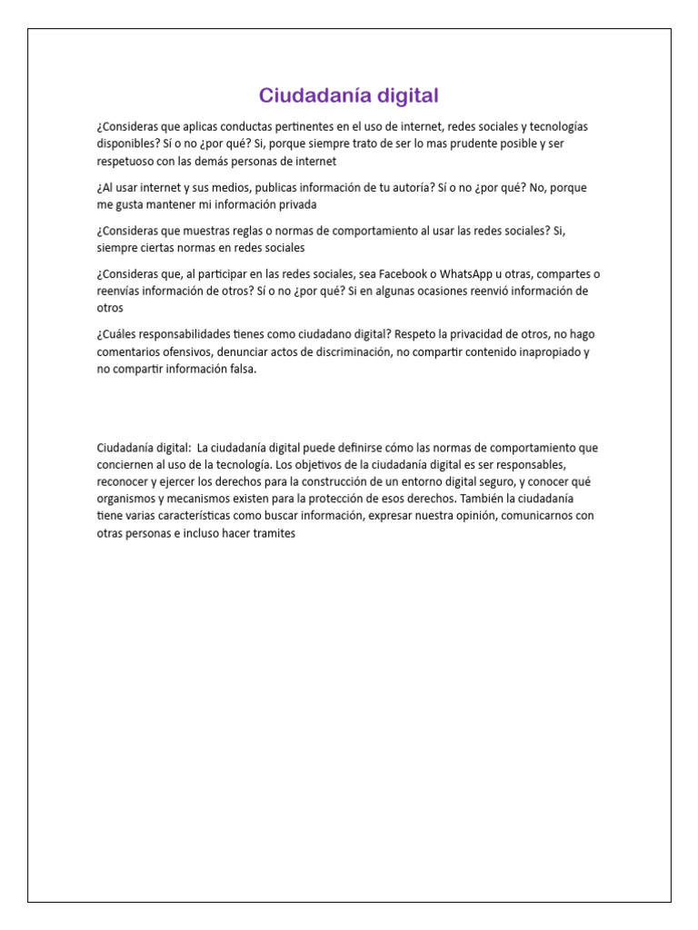 Ciudadanía Digital | PDF