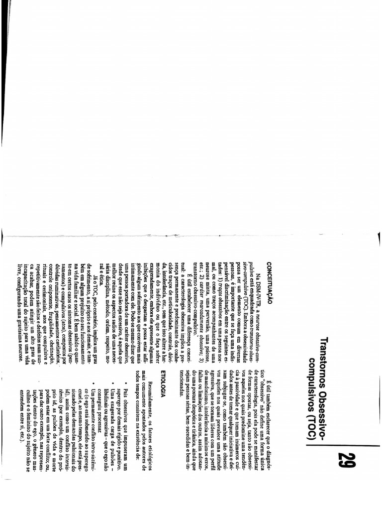 Texto 08 - Zimerman, D. Transtornos Obsessivo-Compulsivo | PDF
